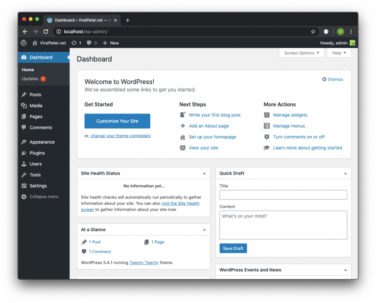 How To Run Local Wordpress Using Docker